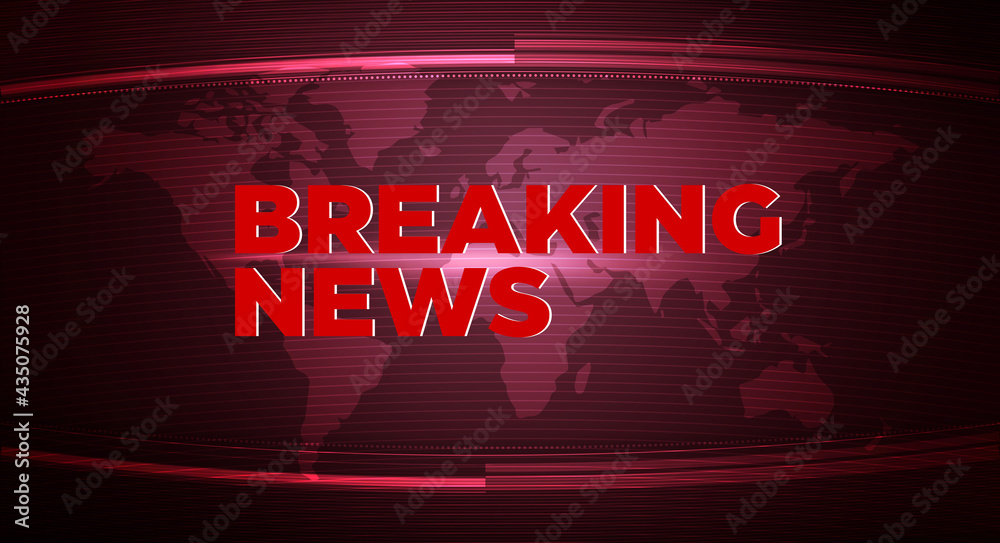 Abstract Red Breaking News Background Wallpaper. Modern Media house ...