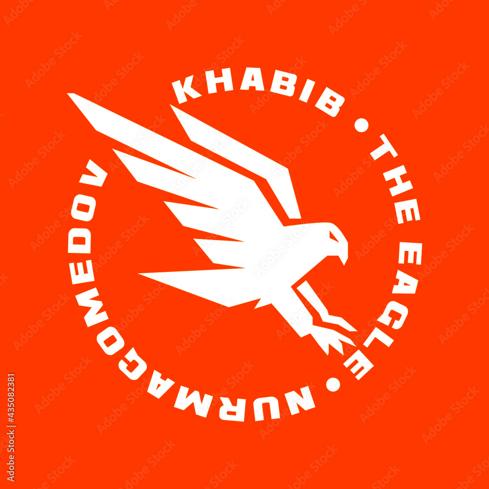 Khabib vector design. Khabib the eagle ufc T shirt label. Download it ...