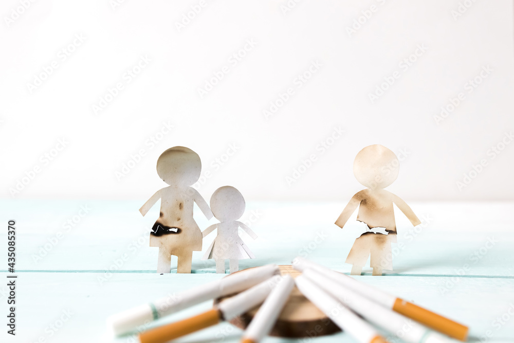 Quit smoking for life on World no Tobacco day concept. World no tobacco ...