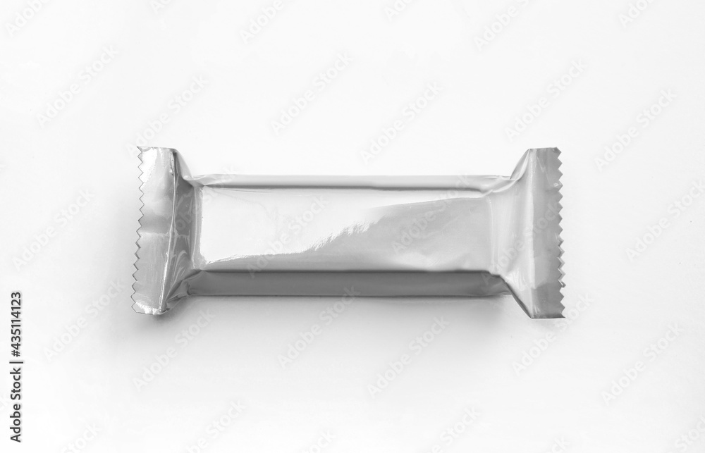 Chocolate packaging blank pack empty template isolated on white ...