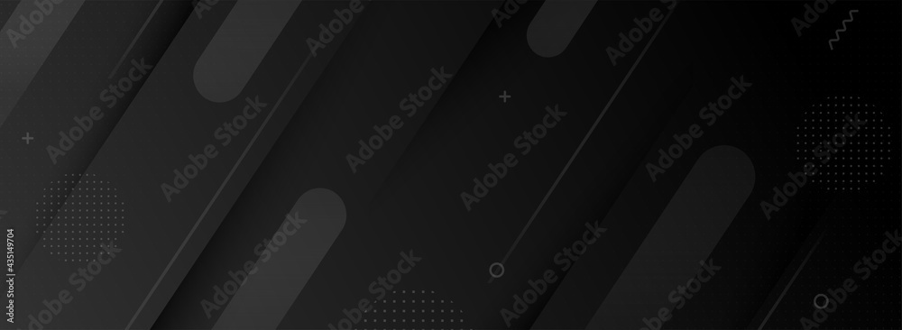 Simple Black Minimalism Background Design with Modern Geometric Shape ...