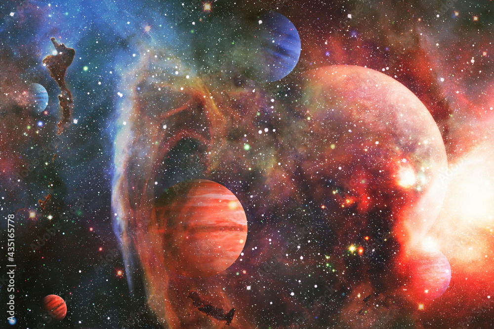 Star dust and pixie dust glitter space backdrop. Space stars and planet ...