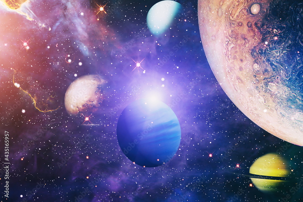 Deep space. High definition star field background . Starry outer space ...