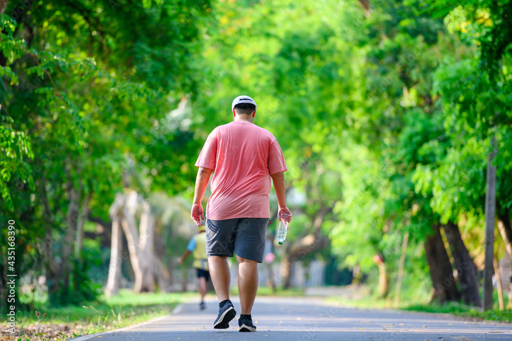 Man Walking Exercise