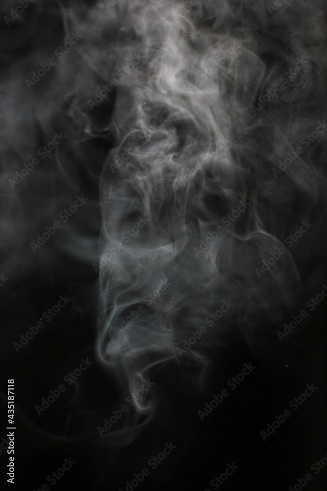 creeping smoke on a dramatic background Stock Photo | Adobe Stock