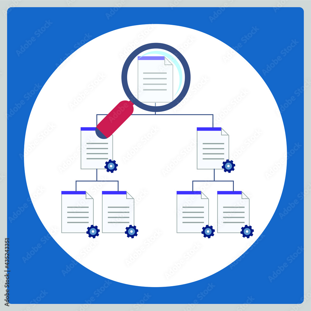 Vector illustration for Work Breakdown Structure EPS10 Stock Vector ...