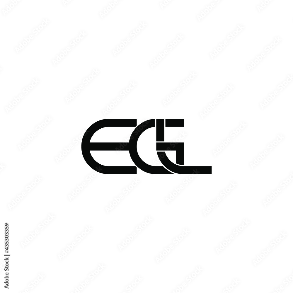egl letter original monogram logo design Stock Vector | Adobe Stock