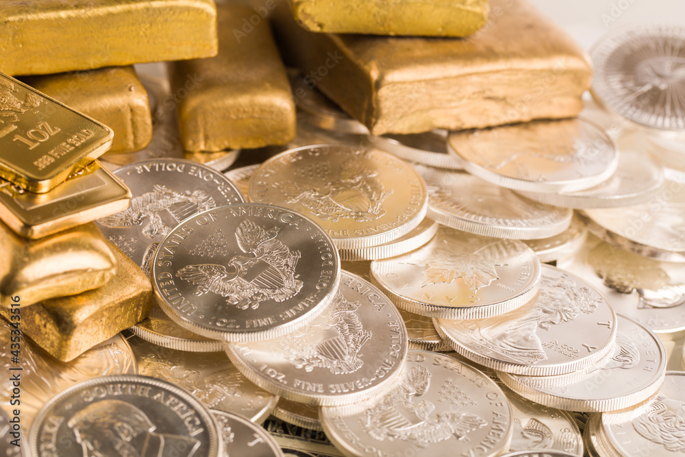 bullion coins Stock Photo | Adobe Stock