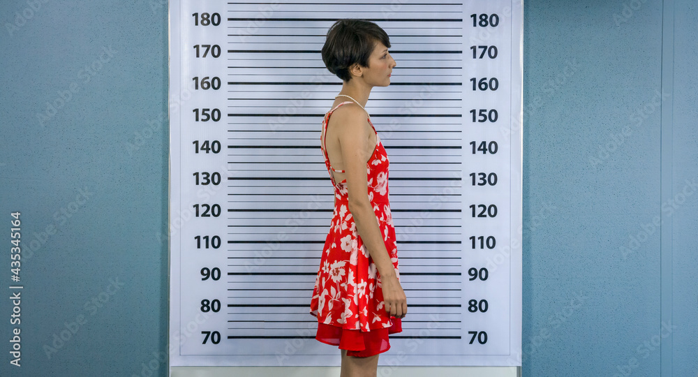 Arrested Woman posing for a mugshot, bad girl notice and police ...