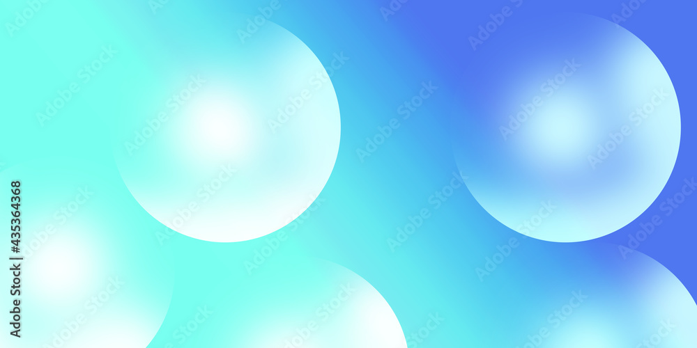 Abstract blue color Shapes bubbles circle, illustration texture digital ...