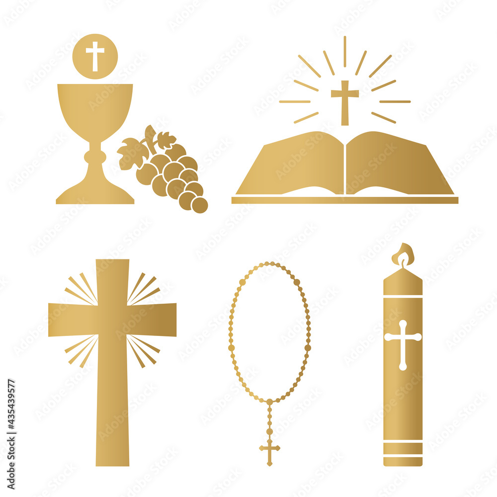 Bible With Rosary Clip Art