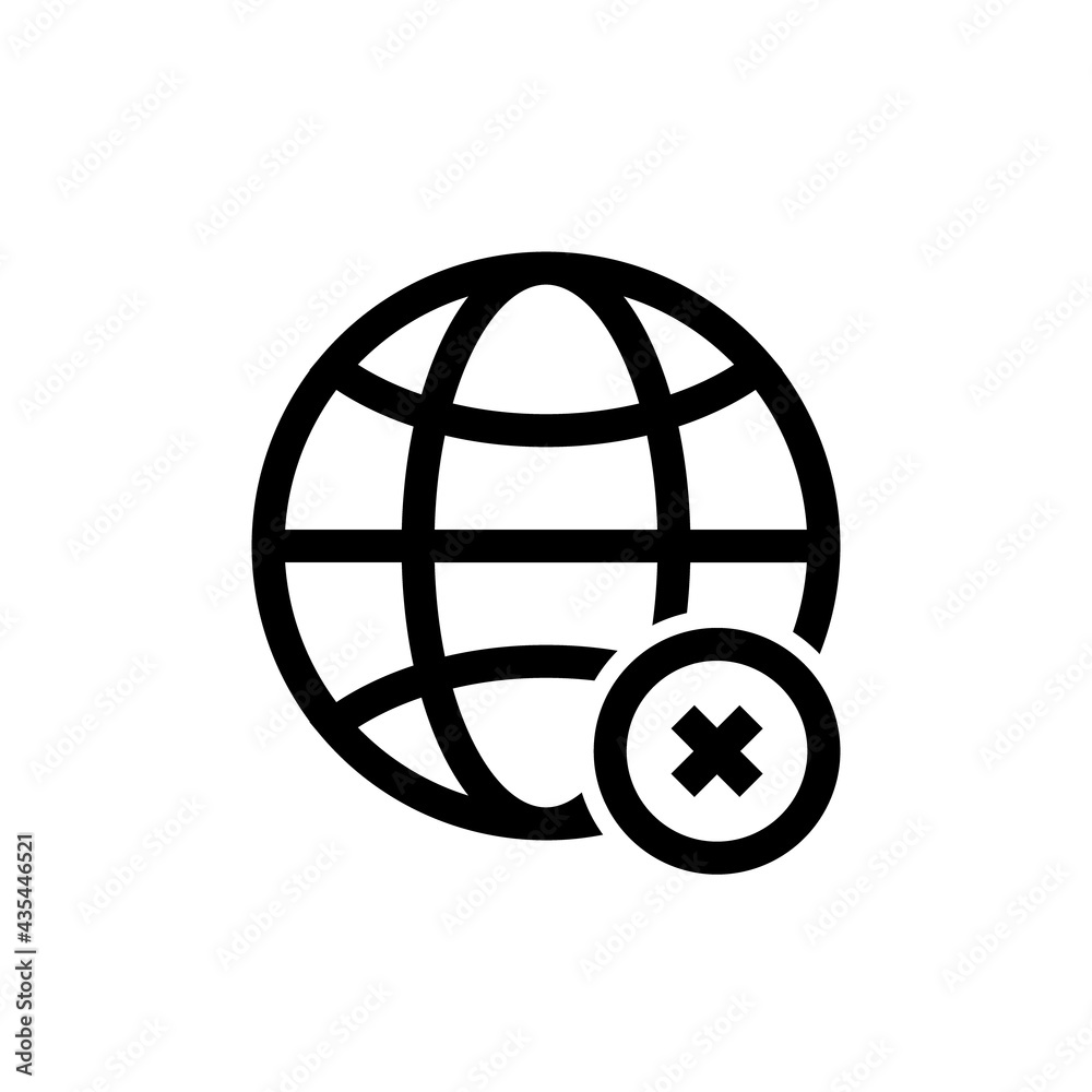 offline icon isolated sign Stock Vector | Adobe Stock