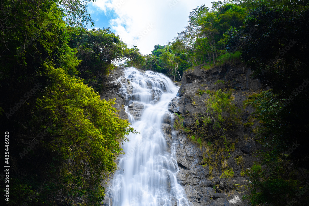 Nang Rong waterfall in Thailand. One of beautiful and famous waterfall ...