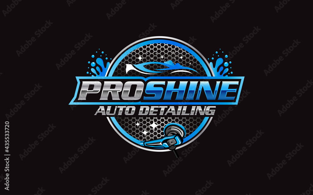 Illustration vector graphic of auto detailing servis logo design ...