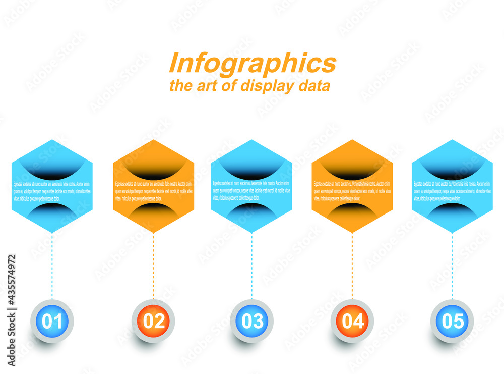 Infographic display template. Idea to display information, ranking and ...