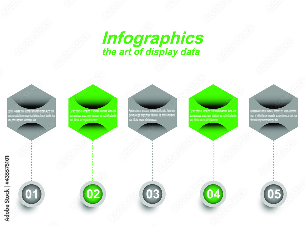 Infographic display template. Idea to display information, ranking and ...