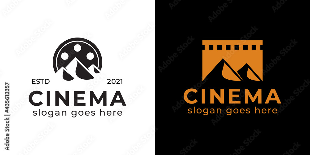 Logo Design of Movie Video Cinema Cinematography, Film Production ...