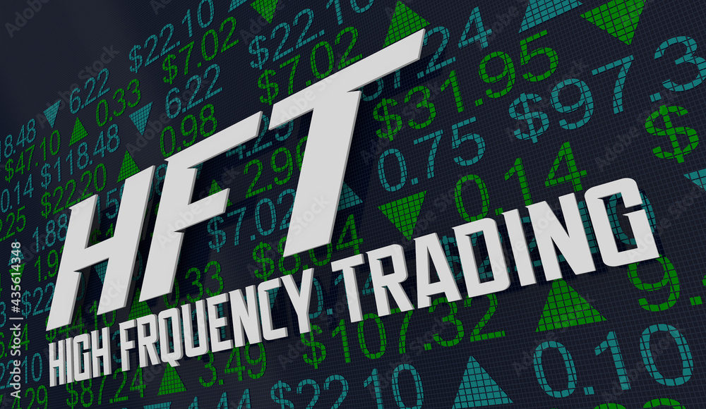 HFT High Frequency Trading Stock Market Fast Speed Trades Buy Sell ...