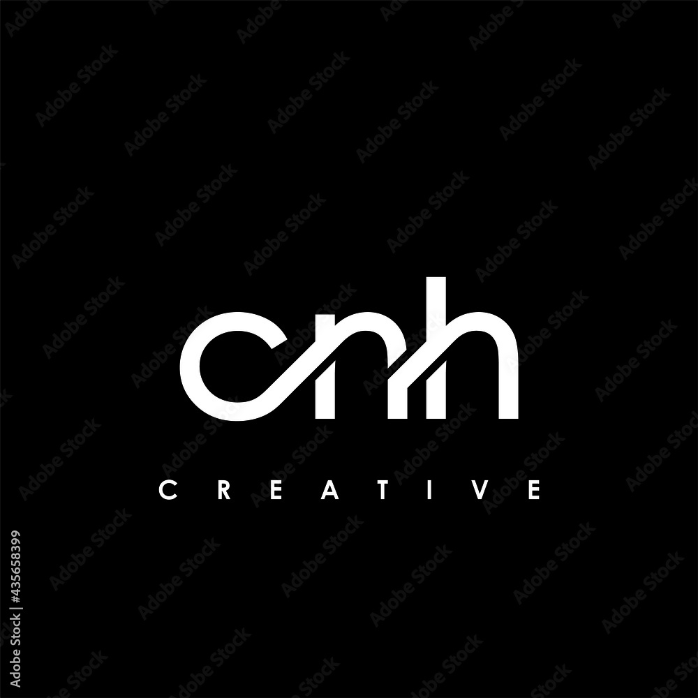 CNH Letter Initial Logo Design Template Vector Illustration Stock ...