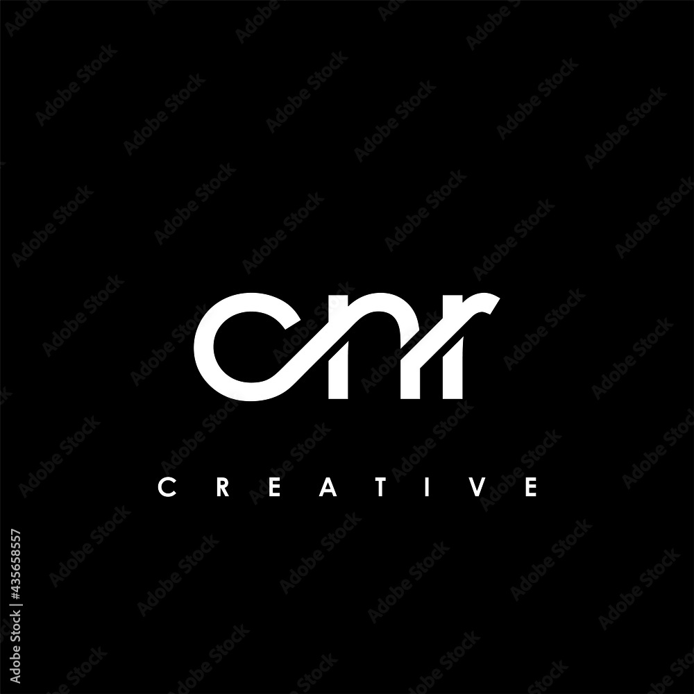 CNR Letter Initial Logo Design Template Vector Illustration Stock ...