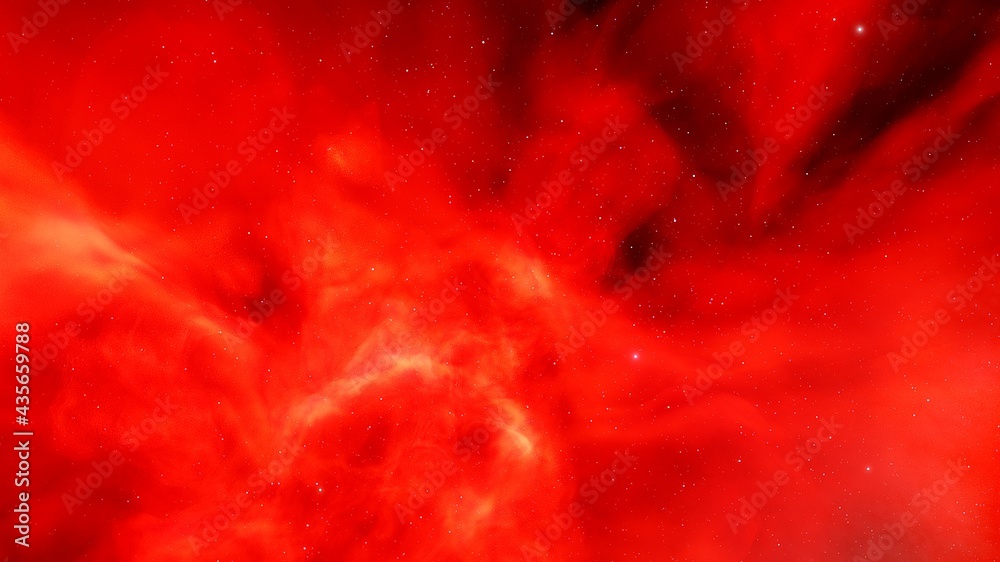 red-violet nebula in outer space, horsehead nebula, unusual colorful ...