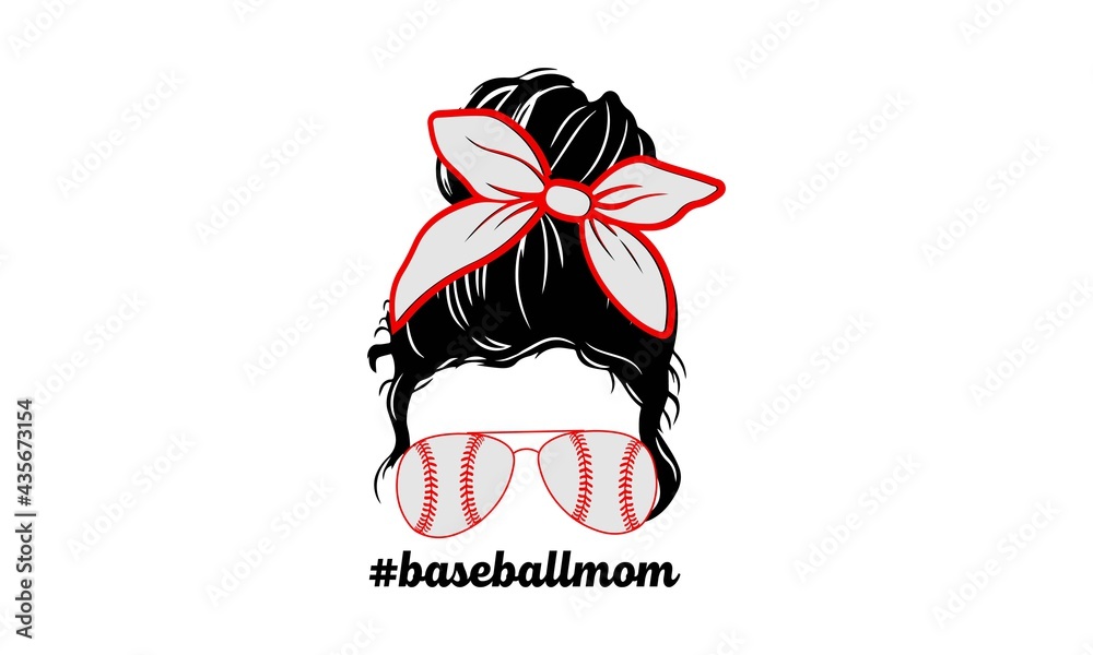 Baseball Hair Stylist Messy Hair Bun Messy Bun Mom Lifestyle Baseball