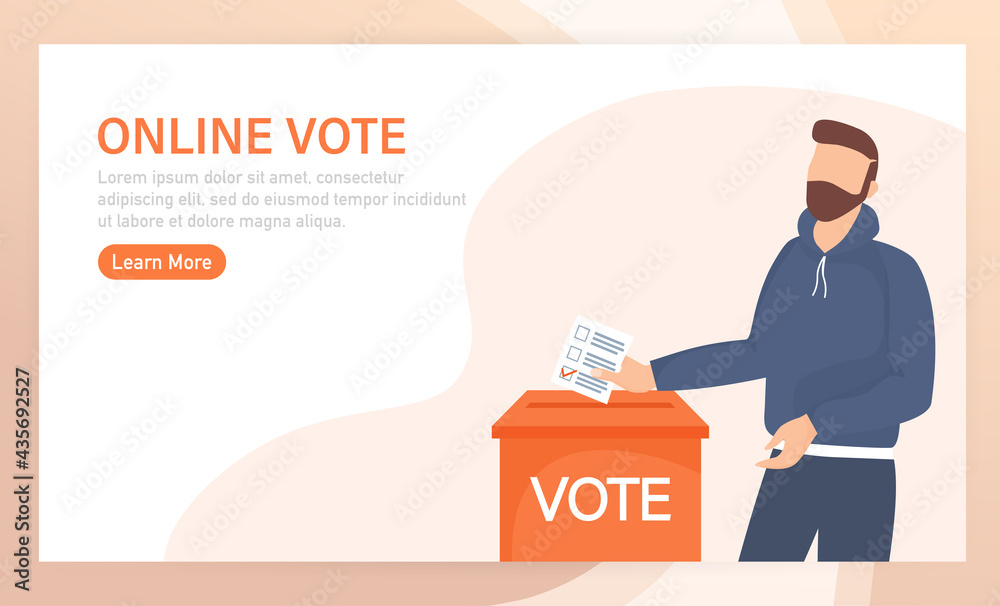 Cartoon icon. Cartoon character. Flat vote people for concept design ...