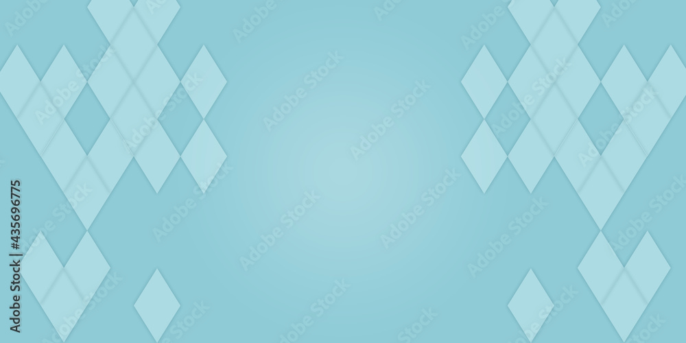 Abstract blue pentagonal polygonal medical, technology background ...
