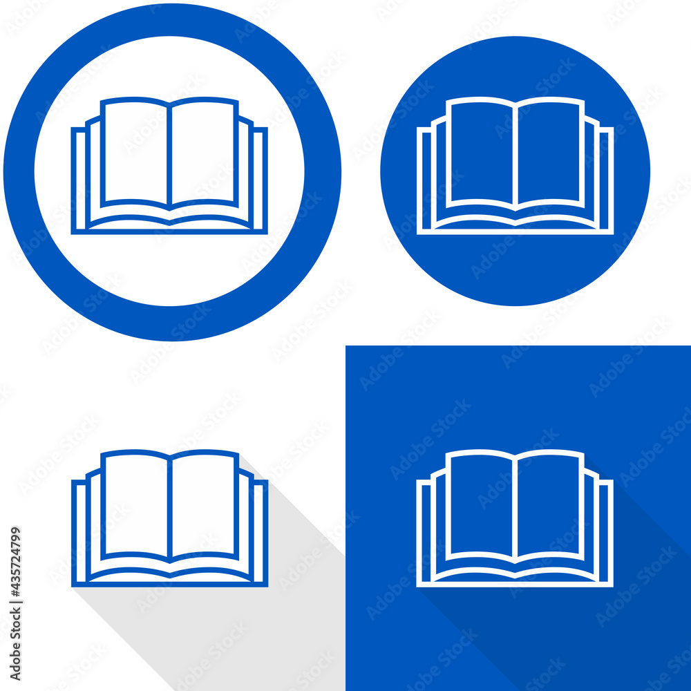 Manual book symbol. Read before use. Refer to instruction manual ...