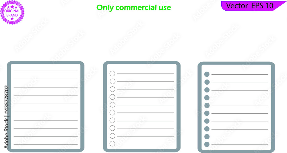 Daily planners set. Weekly class schedule template. Organizer planner ...