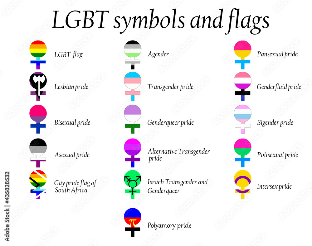 LGBT Official Pride Flag Collection, Lesbian, Gay, Bisexual and ...