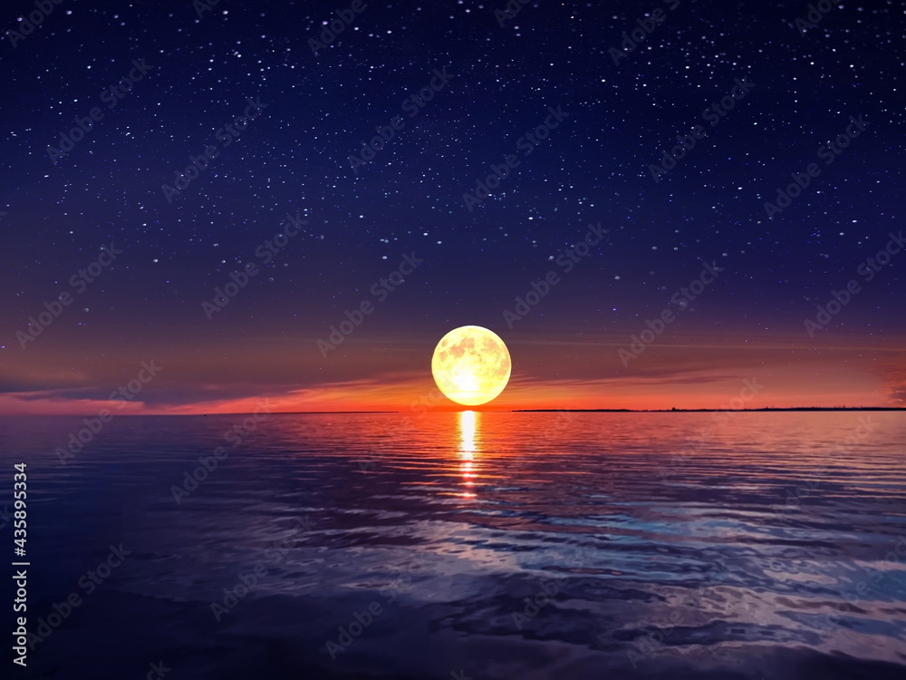 Red Sky At Night Ocean