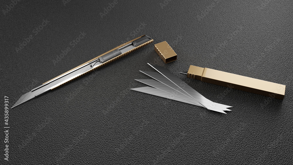 Car Wrapping Knife - Fahrzeugfolierung Cutter Stock Illustration ...