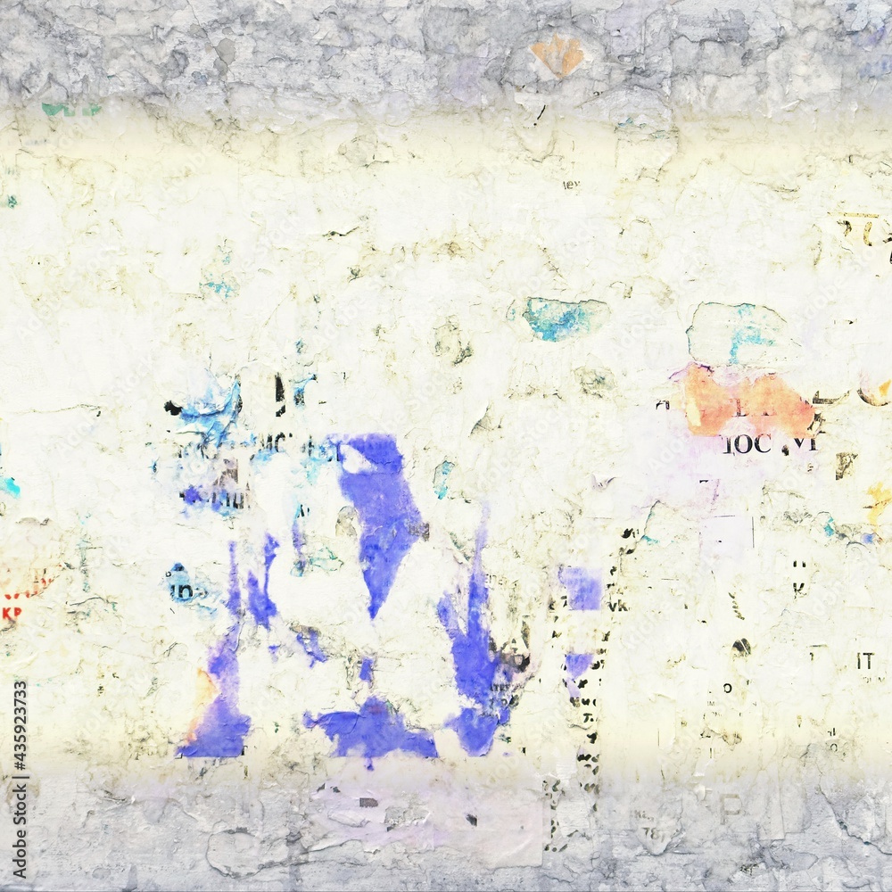 Old Grunge Ripped Torn Vintage Posters and Ads Background Texture ...