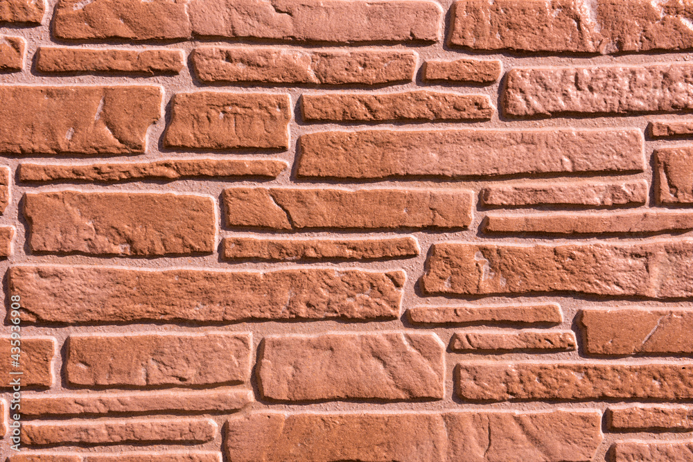 Brick wall in modern style with soft light. Japanese exterior wall ...