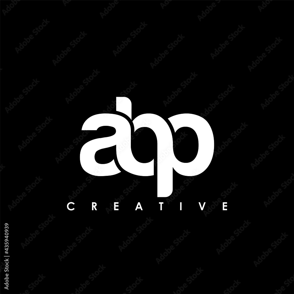 ABP Letter Initial Logo Design Template Vector Illustration Stock ...
