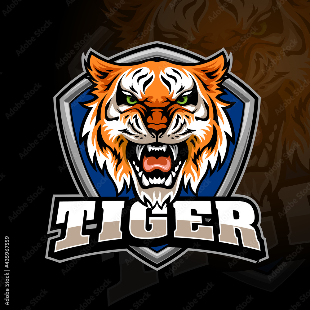 Tiger Team Vector Logo Illustration. Logo suitable for app, tech, team ...