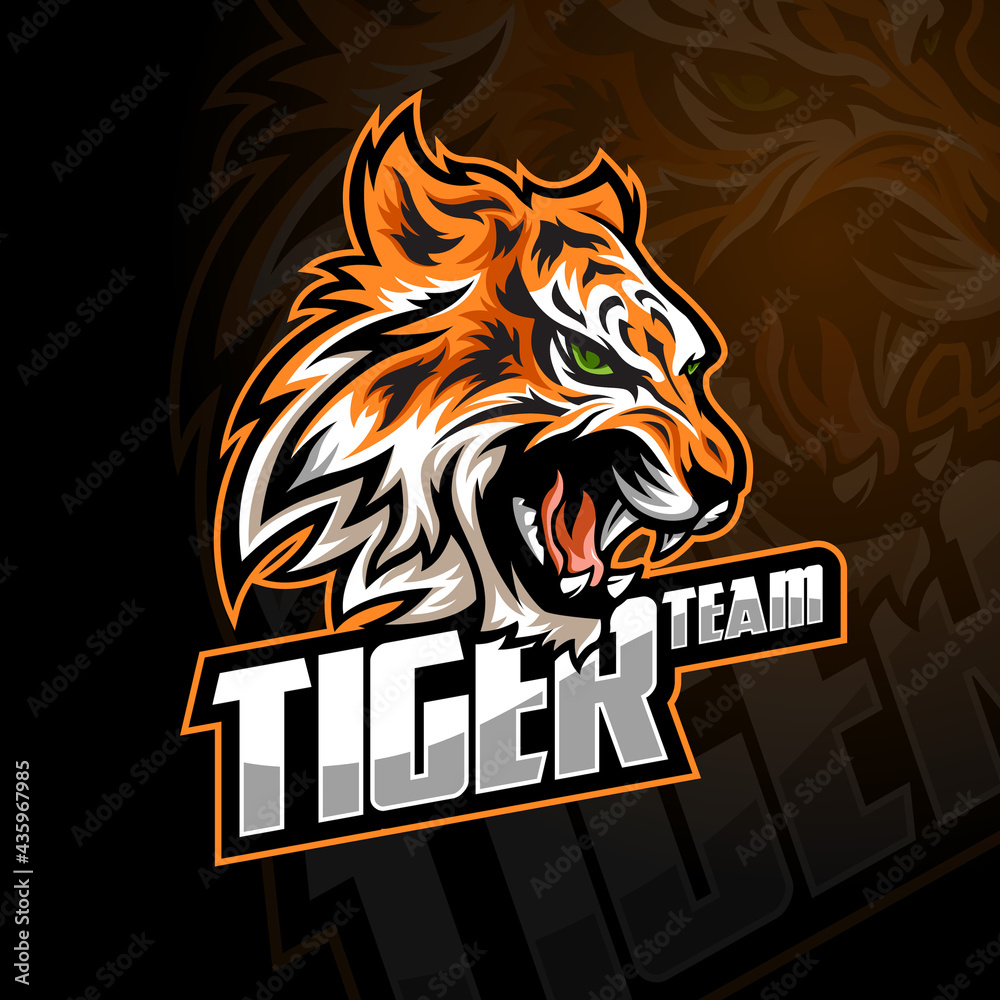Tiger Team Vector Logo Template. Logo suitable for app, tech, team ...
