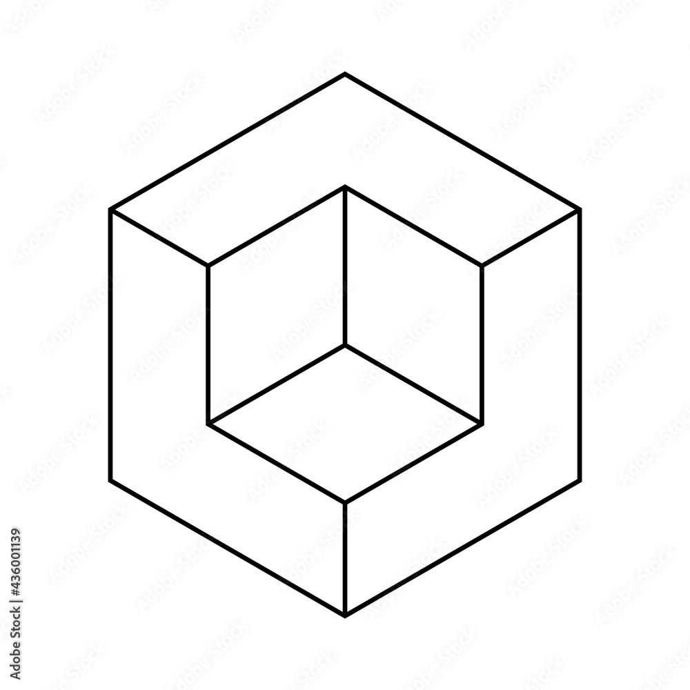 3d logo design of architects, 3d box and modern logo, creative idea of ...