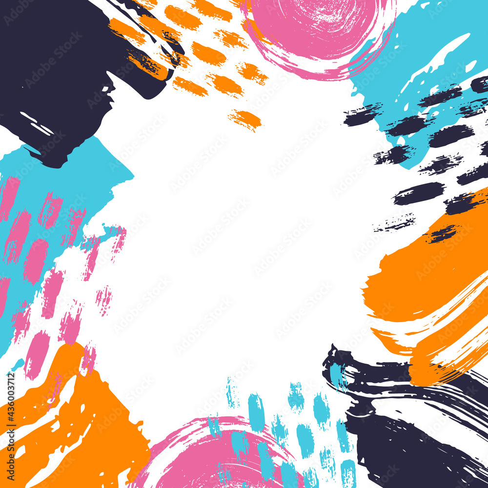 Colorful Abstract Border Design