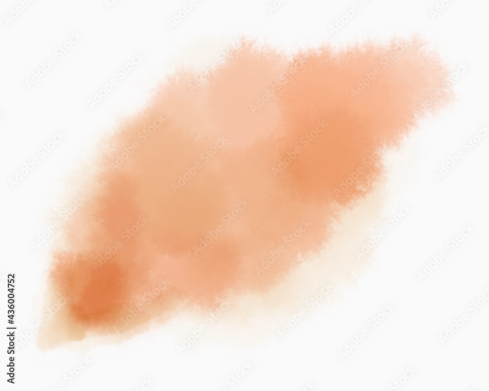 Summer splash paint watercolor background, haze pastel color with cloud ...