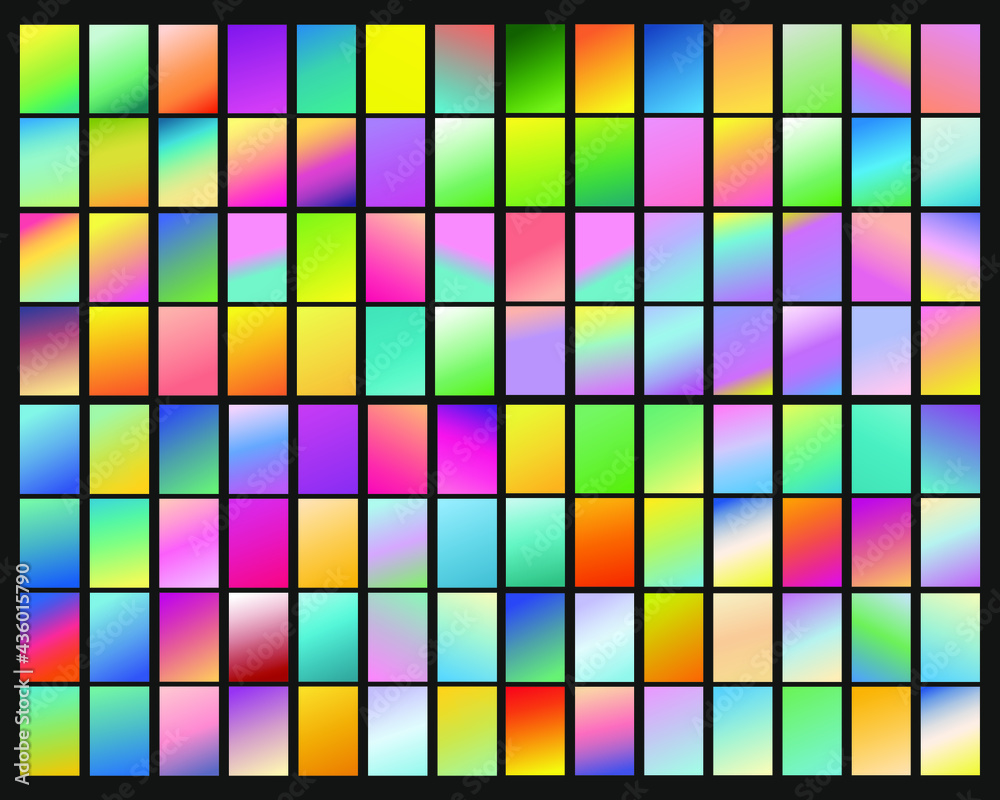 Simple modern color cover design. Set of abstract gradients textures ...