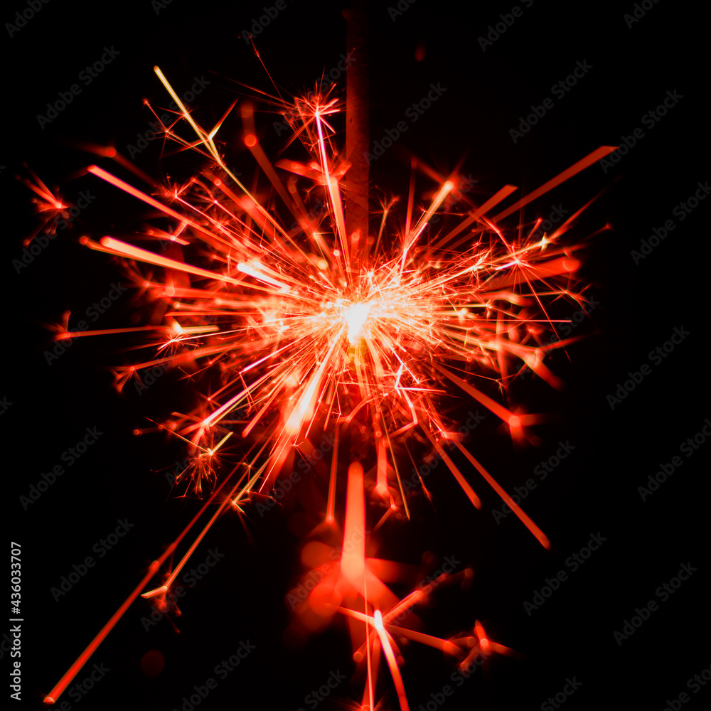 abstract light orange sparkler lightning burning texture overlay with ...