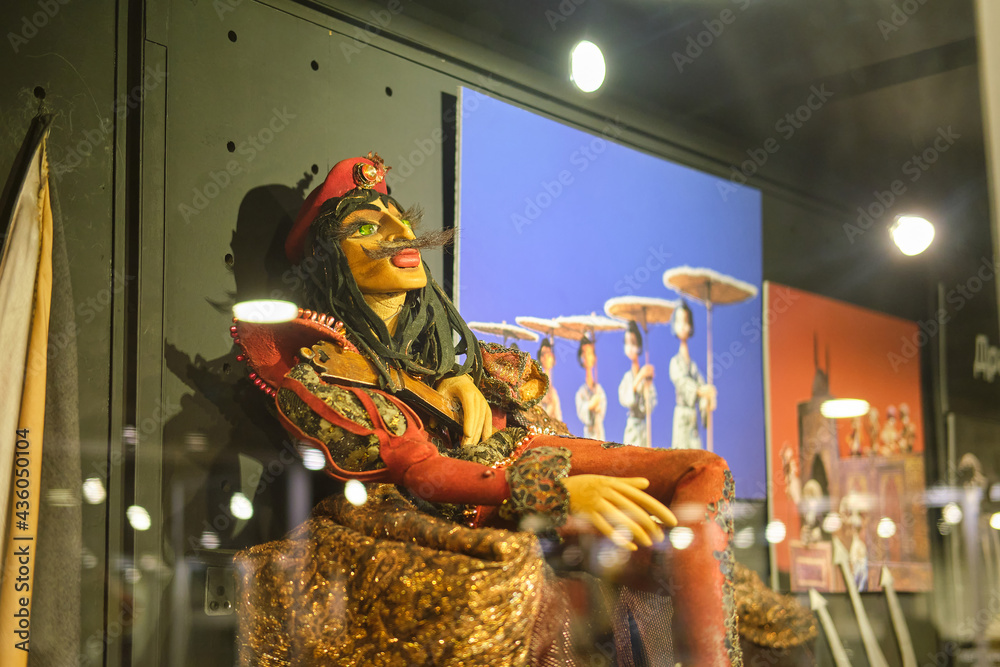 Museum of the Obraztsov Puppet Theater, marionettes from different ...