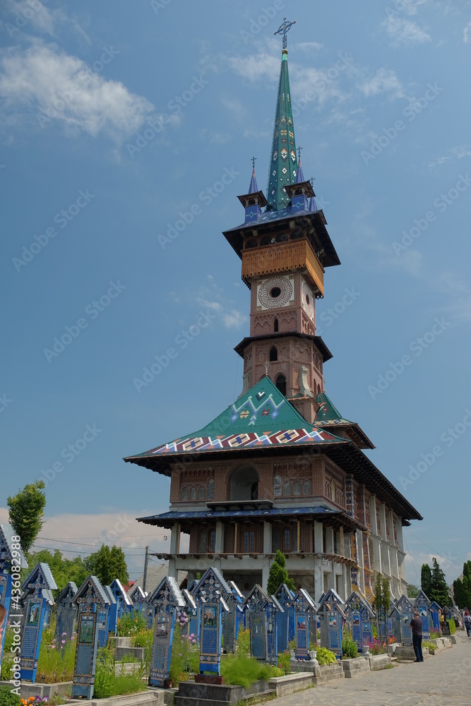 The Merry Cemetery is a cemetery in the village of Sapanta, Maramures ...