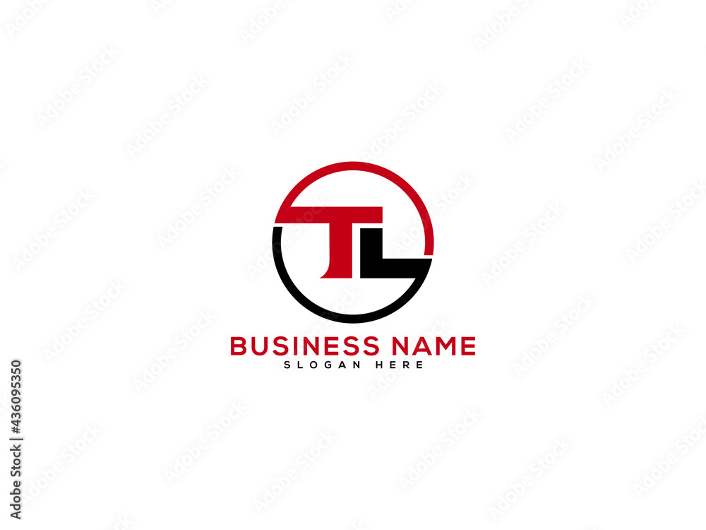 Letter TL Logo, circle tl logo icon vector for business Stock Vector ...
