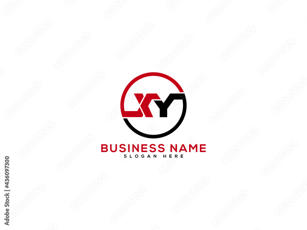 Letter XY Logo, circle xy logo icon vector for business Stock Vector ...
