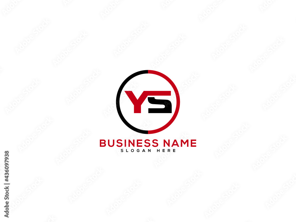 Letter YS Logo, circle ys logo icon vector for business Stock Vector ...