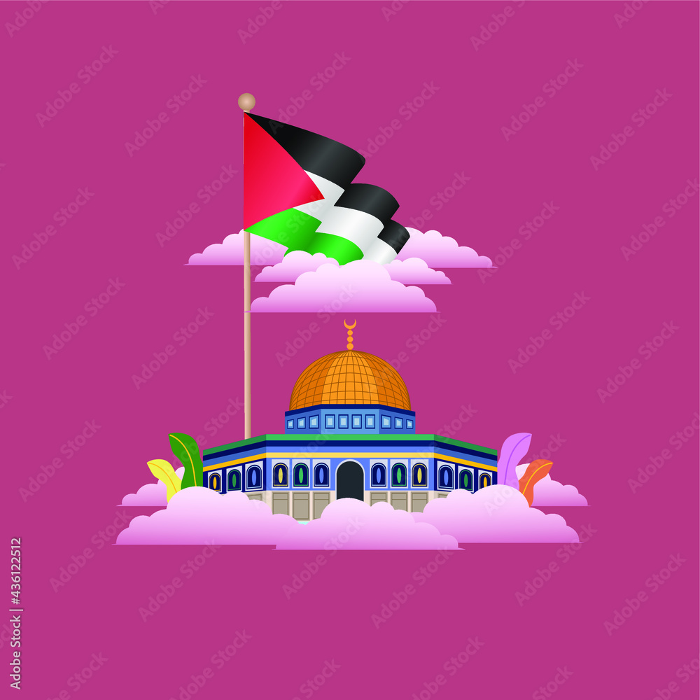 Free for Palestine background 03 vector design illustration Stock ...