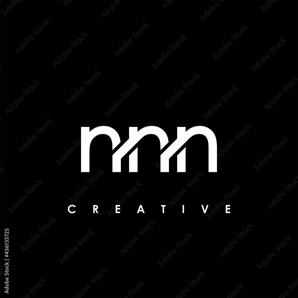 NNN Letter Initial Logo Design Template Vector Illustration Stock ...
